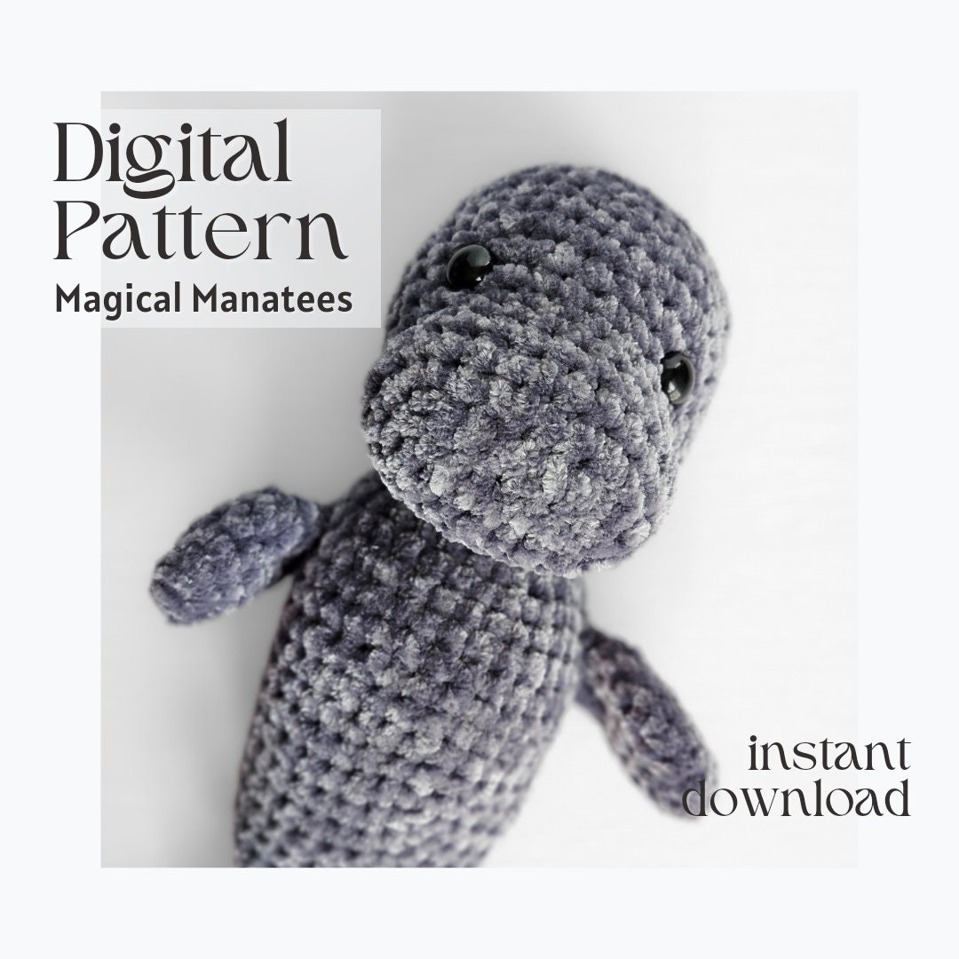 Magical Manatees Crochet Pattern - Instant Download Digital PDF ...
