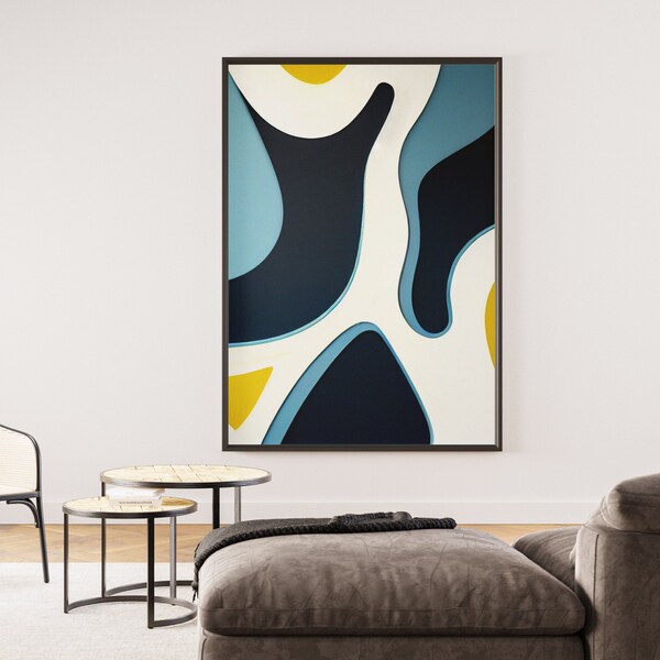 Geometric Poster - Etsy