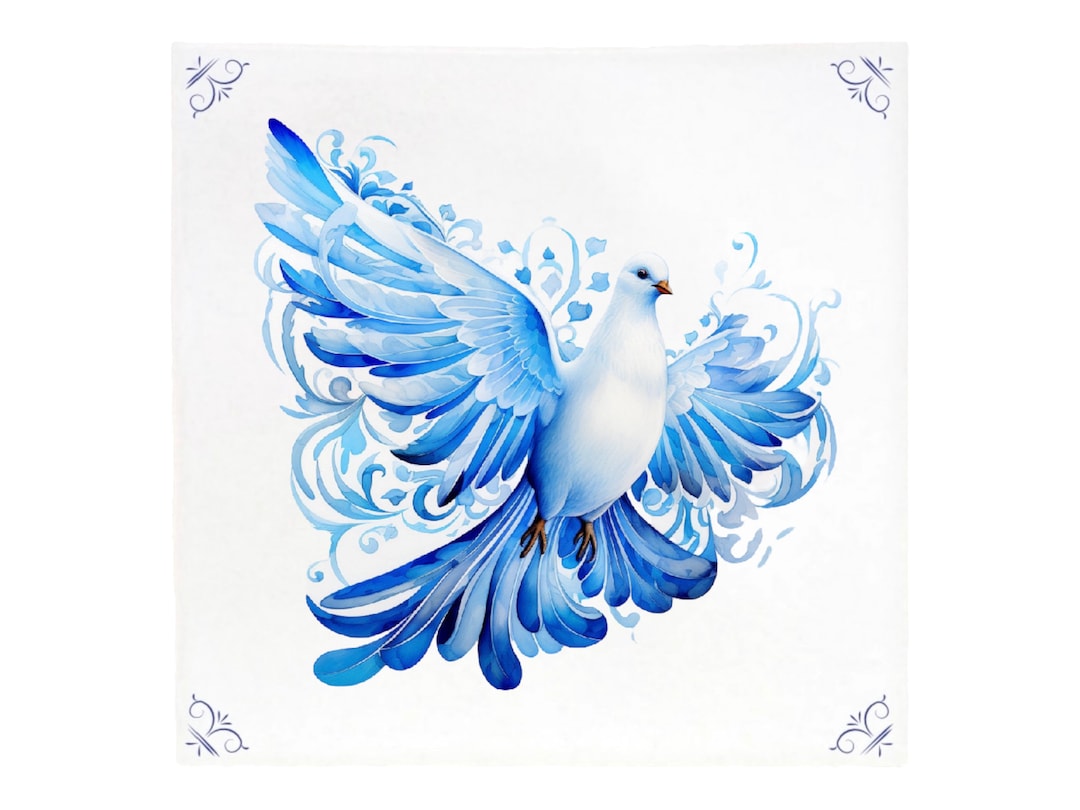 Delft Blue, Delft Blue Tile Ceramic, Delft Blue Dove, Delft Blue Peace ...