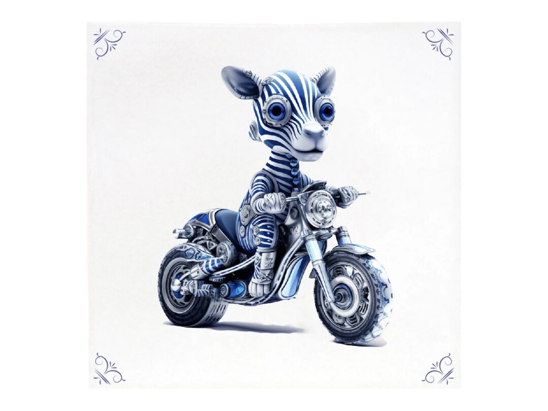 Delft Blue, Delft Blue Tile Ceramic, Delft Blue Zebra, Harley Davidson ...