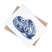 Wedding Ring, Tile, Ceramic Tile, 6" X 8", Delft Blue, Delft Blue Tile ...