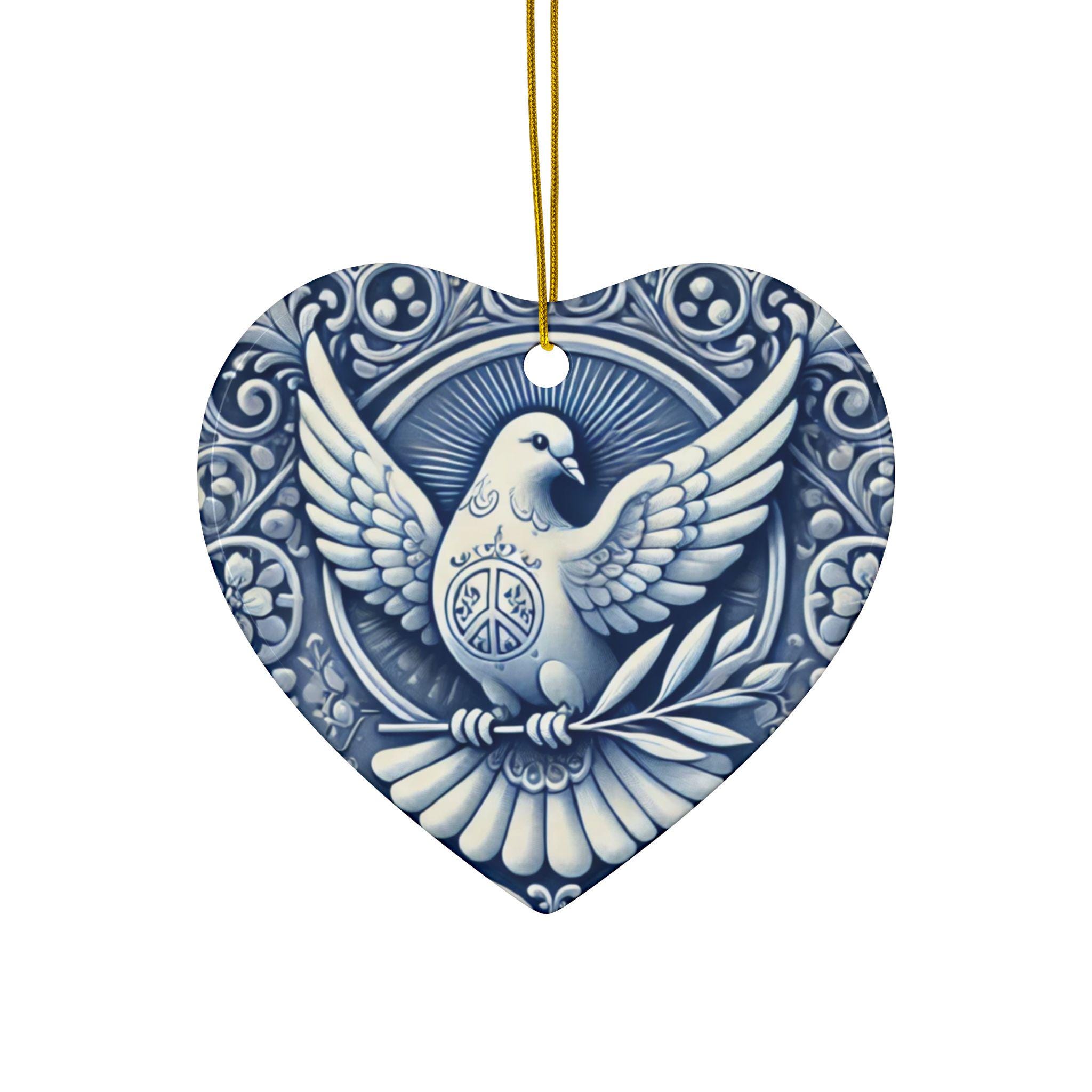 Delft Blue Ceramic Christmas Ornaments, Holiday Decor, Tree Decorations ...