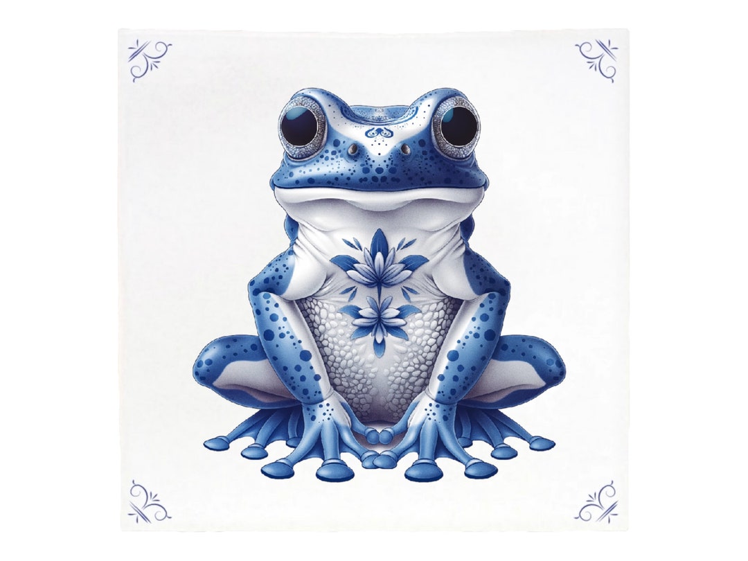 Frog, Delft Blue, Delft Blue Tile, Tile, Frogs, Magic Frog, Dutch ...