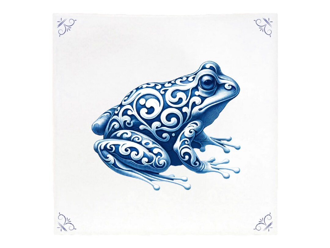 Frog, Tile, Delft Blue, Kitchen Tile, Bathroom Tile, Wall Art, Kitchen ...