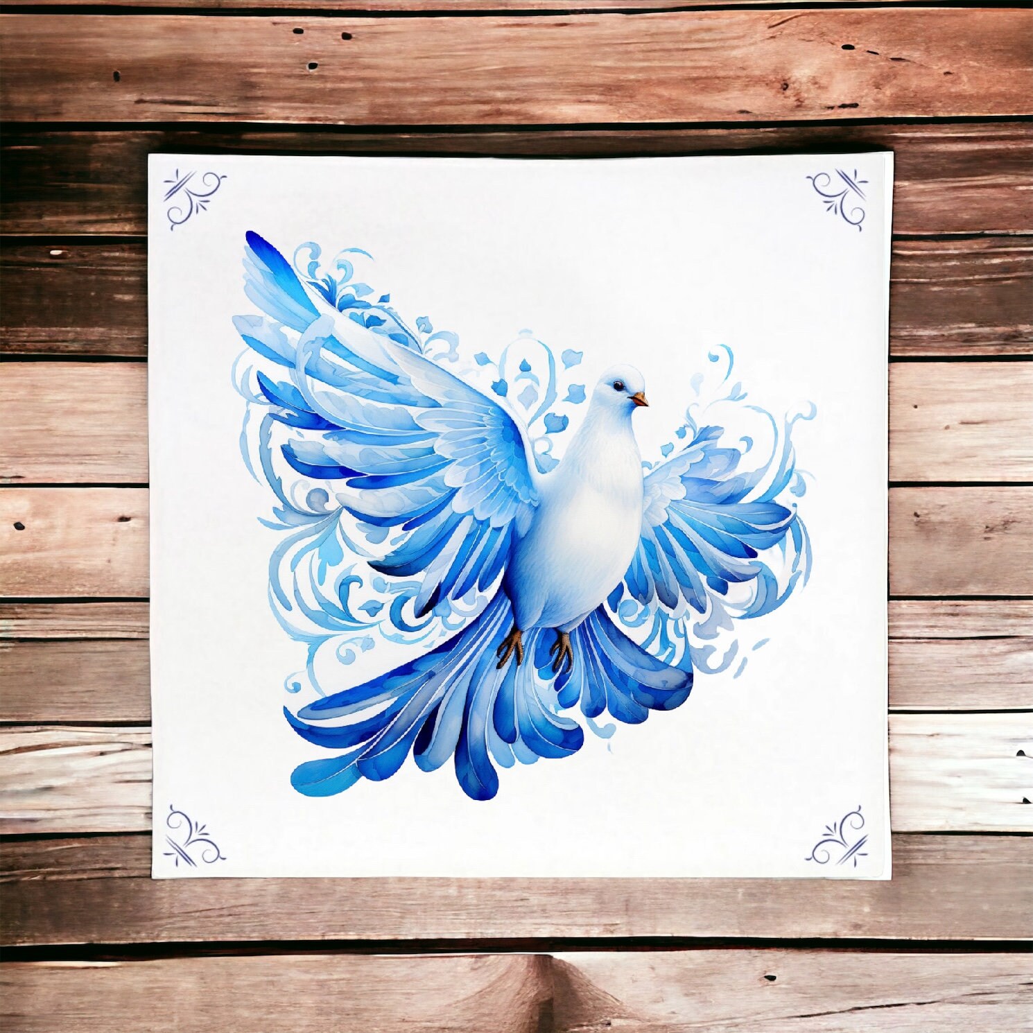 Delft Blue, Delft Blue Tile Ceramic, Delft Blue Dove, Delft Blue Peace ...