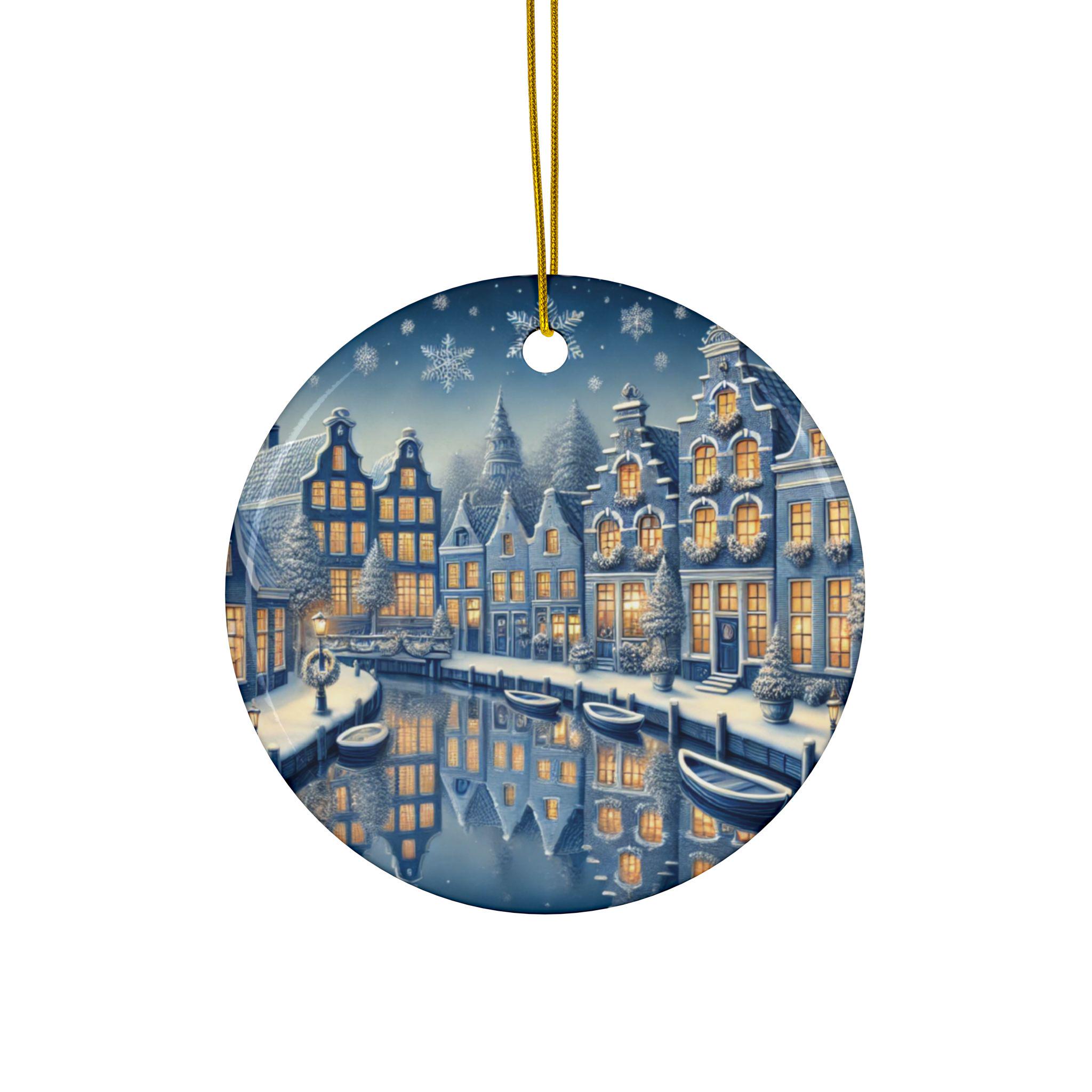 Delft Blue Ceramic Christmas Ornaments, Holiday Decor, Tree Decorations ...