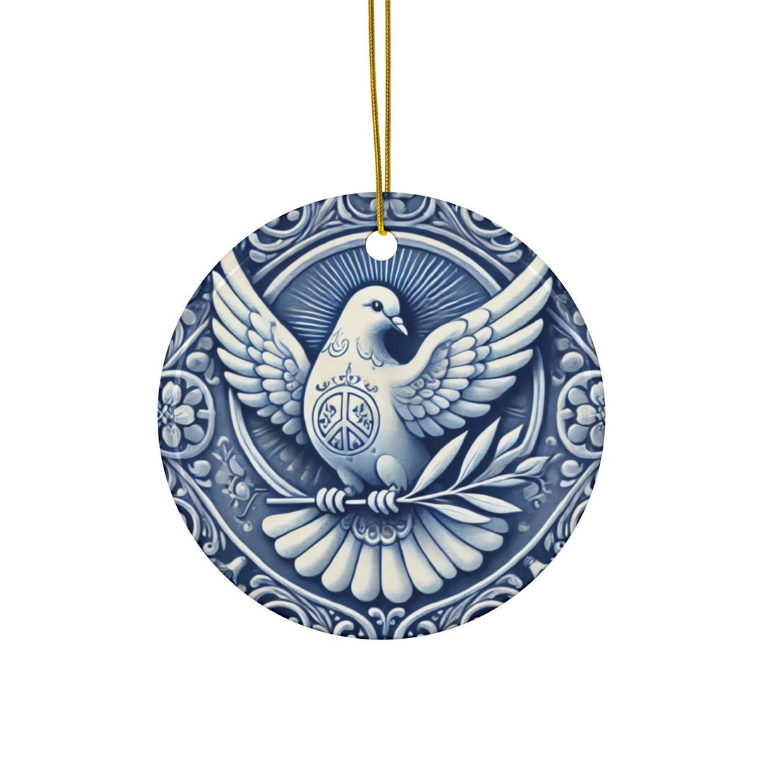 Delft Blue Ceramic Christmas Ornaments, Holiday Decor, Tree Decorations ...