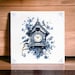 Clock, Delft Blue, Delft Blue Tile, Tile, Cuckoo Clock, Dutch, Kitchen ...