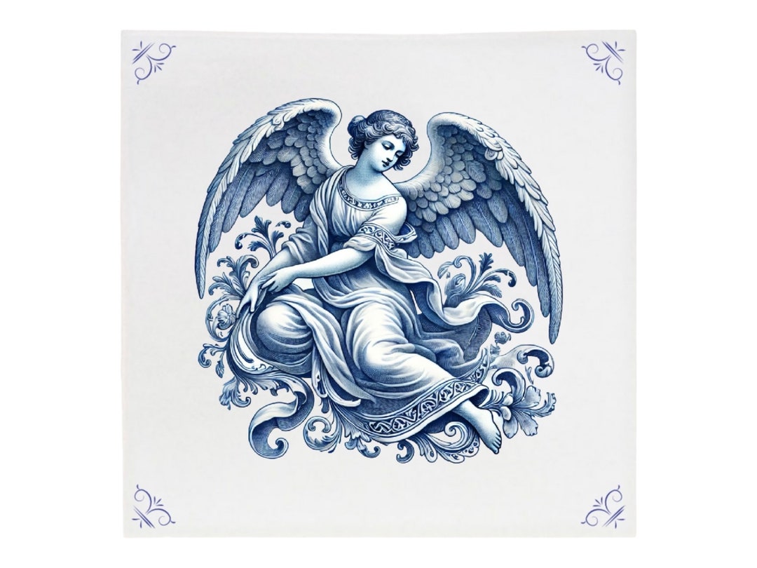 Angel, Delft Blue Tile, Tile, Delft Blue, Kitchen Tile, Bathroom Tile ...