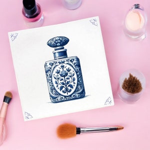 Perfume, Tile, Delft Blue, Kitchen Tile, Bathroom Tile, Wall Art, Delft ...