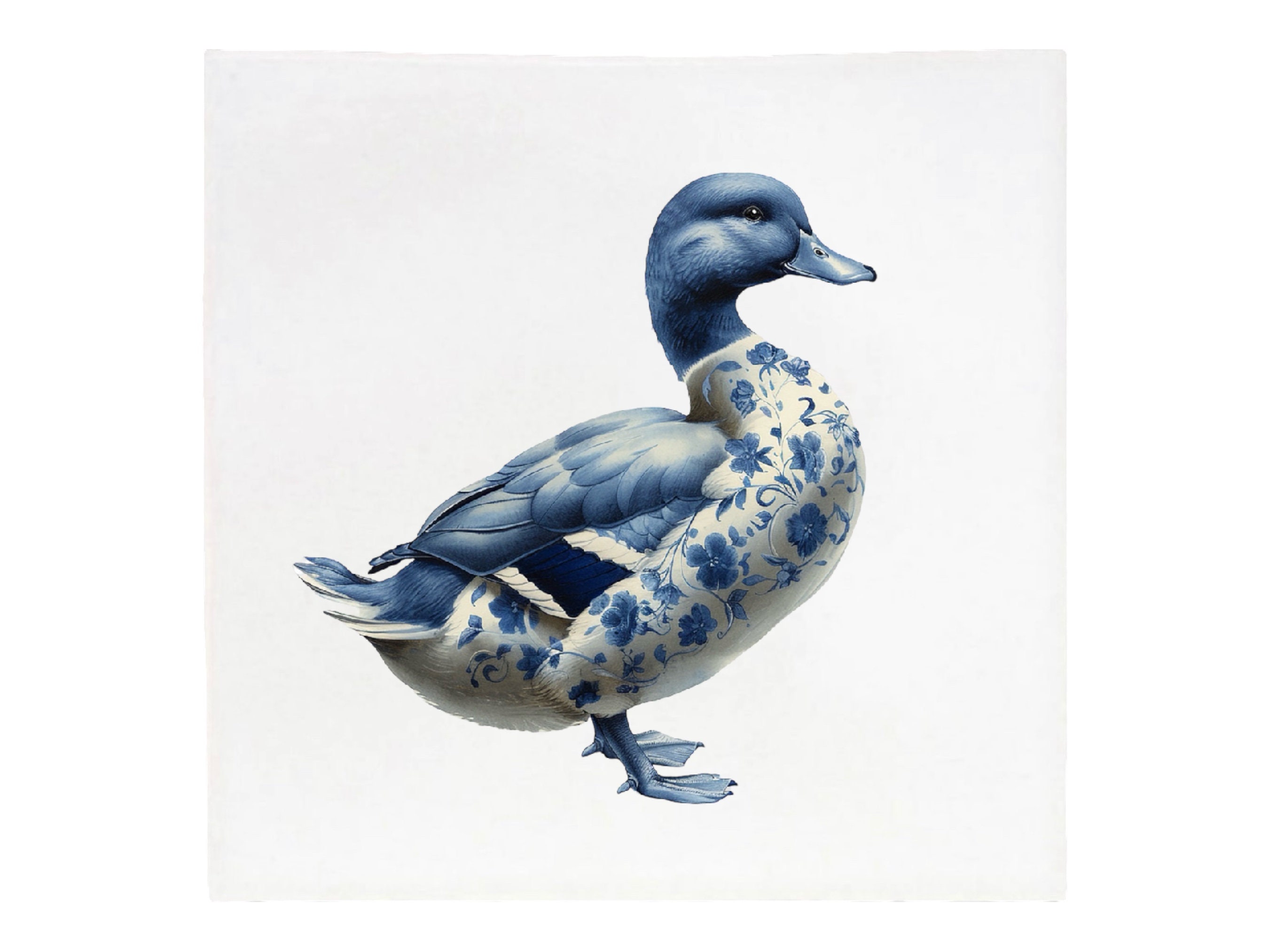 Delft Blue Duck, Delft Blue Tile, Tile, Delft Blue Tiles, Delft Blue ...