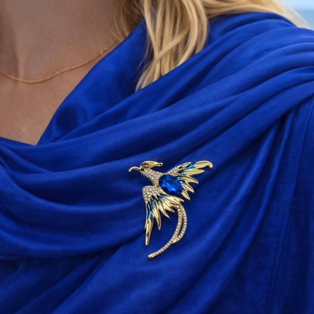 Phoenix Brooch, Unique Brooch, Jewellery, Jewelry, Vintage Brooch ...