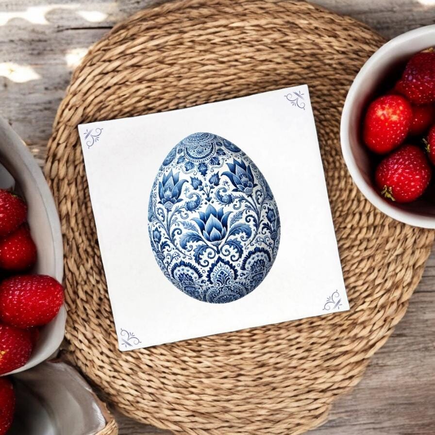 Egg, Tile, Delft Blue, Kitchen Tile, Bathroom Tile, Backsplash, Delft ...