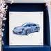 Sports Car, Car, Tile, Delft Blue, Delft Blue Tile, Bathroom Tile, Wall ...