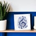 Delft Blue Music Clef, Delft Blue Tile, Tile, Delft Blue, Ceramic ...