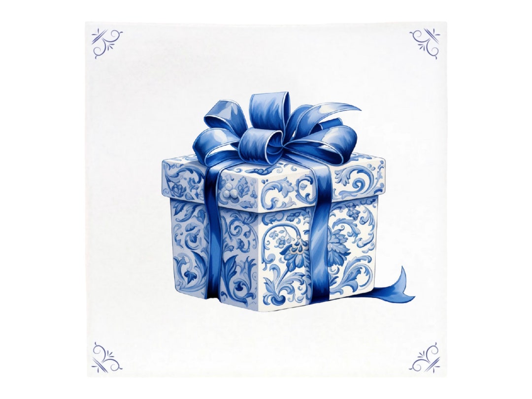 Delft Blue, Delft Blue Ceramic Tile, Delft Blue Gift, Delft Blue ...