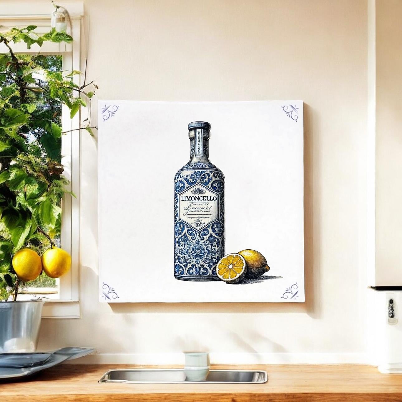 Limoncello, Tile, Delft Blue, Kitchen Tile, Bathroom Tile, Backsplash ...