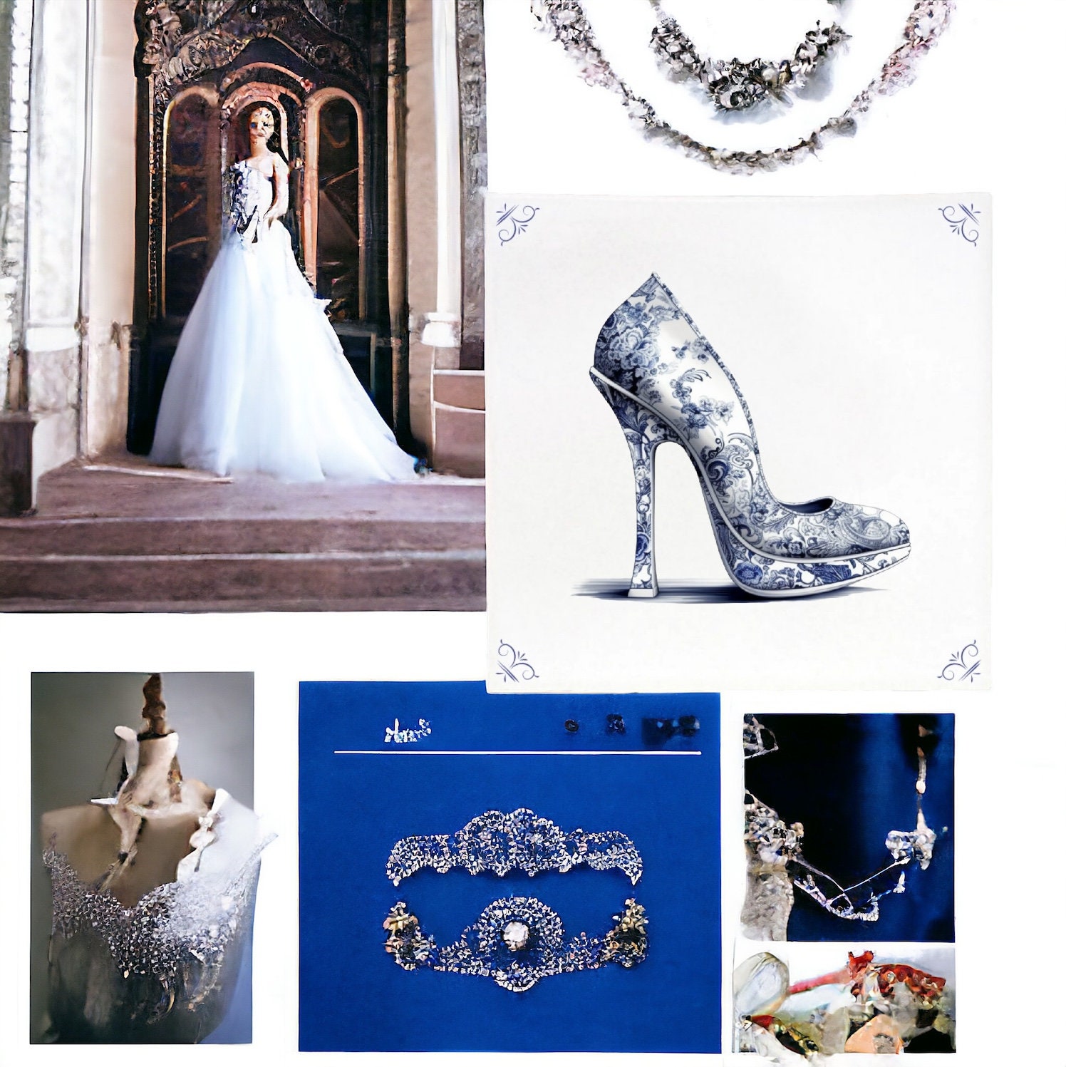 Delft Blue High Heels, Delft Blue, Tile, High Heels, Shoe, Cinderella ...