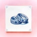 Wedding, Wedding Ring, Tile, Delft Blue, Delft Blue Tile, Wall Art ...