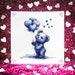 Teddy Bear, Heart, Love Bear, Delft Blue, Valentine, Valentines Day ...