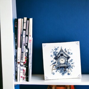 Clock, Delft Blue, Delft Blue Tile, Tile, Cuckoo Clock, Dutch, Kitchen ...