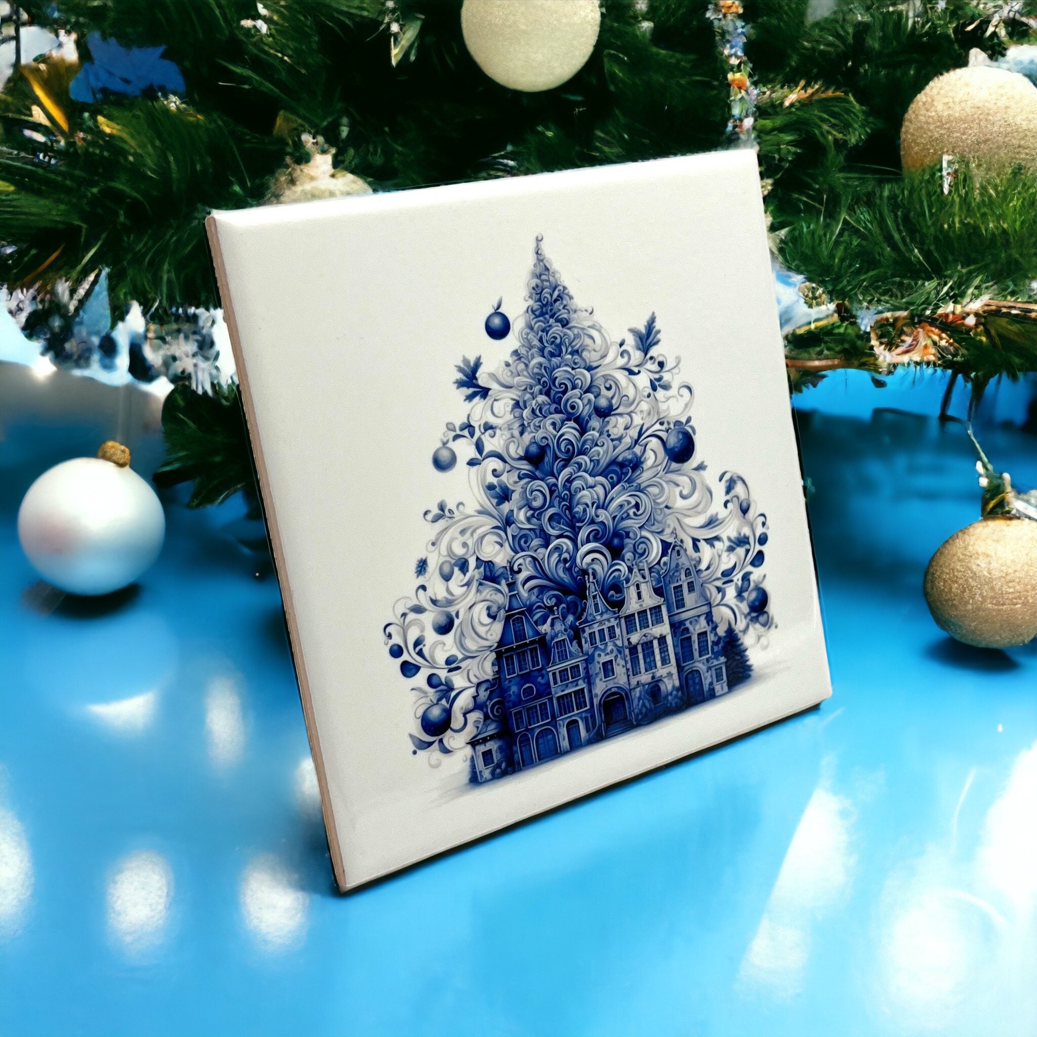 Delft Blue, Delft Blue Ceramic Tile, Delft Blue Christmas Tree ...