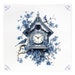 Clock, Delft Blue, Delft Blue Tile, Tile, Cuckoo Clock, Dutch, Kitchen ...