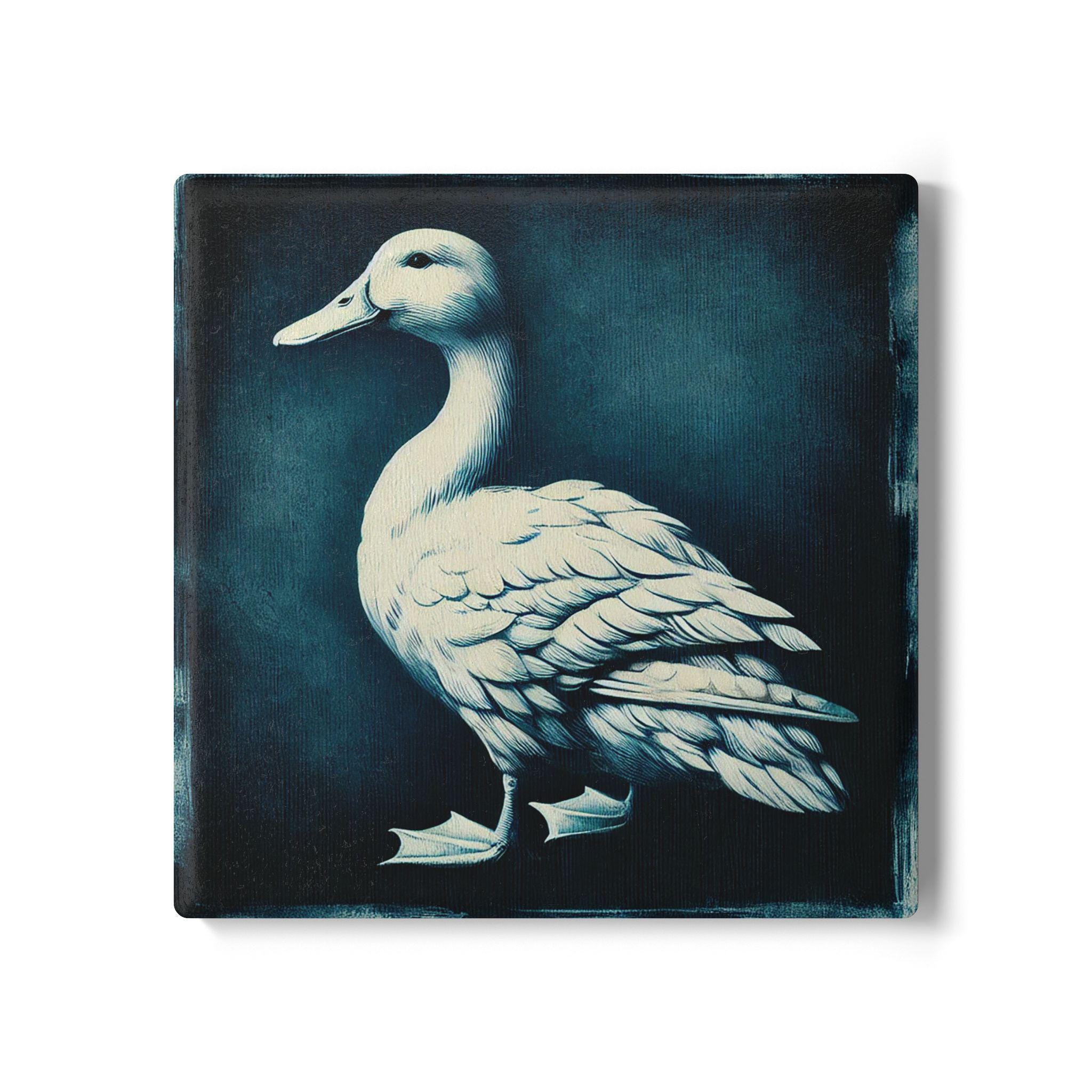 Duck, 3.94x3.94 Inch, Delft Blue, Delft Blue Tile, Backsplash, Kitchen ...
