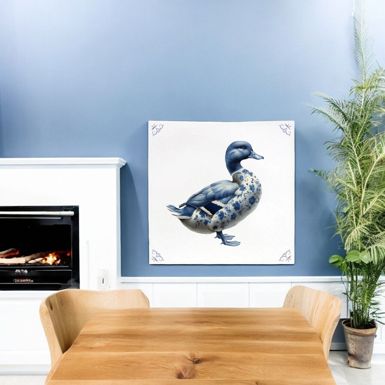 Delft Blue Duck, Delft Blue Tile, Tile, Delft Blue Tiles, Delft Blue ...