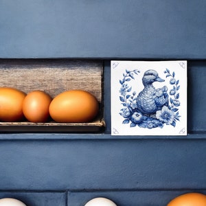 Delft Blue Duck, Delft Blue Tile, Tile, Delft Blue Tiles, Delft Blue ...