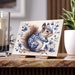 Squirrel Ceramic Tile, 6" X 8", Delft Blue, Delft Blue Tile, Squirrel ...