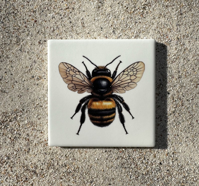 Bumble Bee, Tile, Delft Blue, Kitchen Tile, Bathroom Tile, Wall Art ...