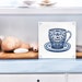 Tea Cup, I Love Mama, Mothers Day, Tile, Delft Blue, Kitchen Tile ...