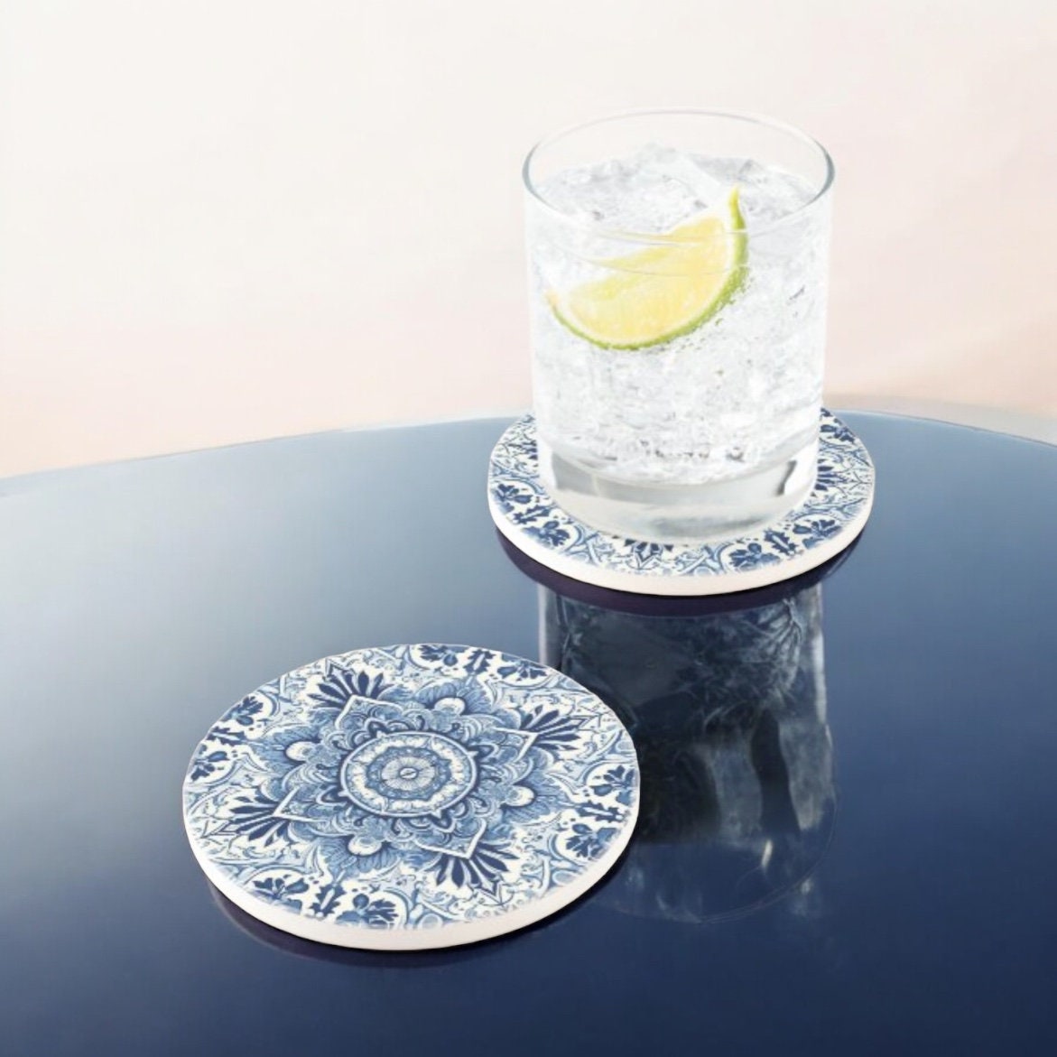Ceramic Coaster Delft Blue, Coaster, Ceramic, Delft Blue, Vintage ...