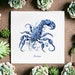 Scorpio, Delft Blue, Delft Blue Tile, Zodiac, Tile, Zodiac Gift ...