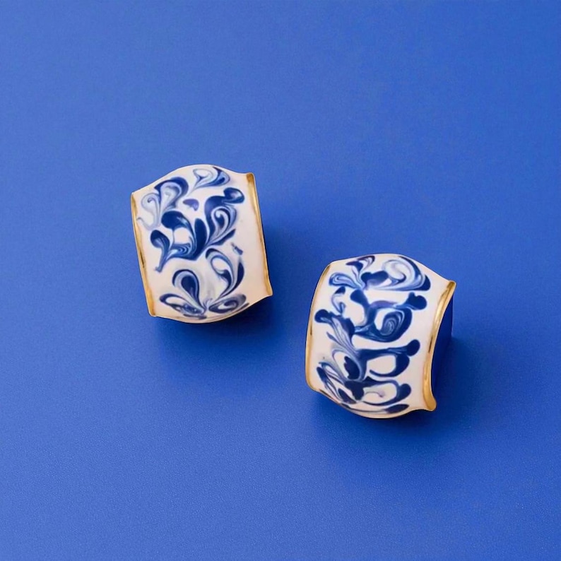 Earrings, Delft Blue, Jewellery, Jewelry, Delft Blue Ceramics, Delft ...