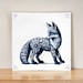 Fox, Tile, Delft Blue, Delft Blue Tile, Royal Blue, Animal, Kitchen ...