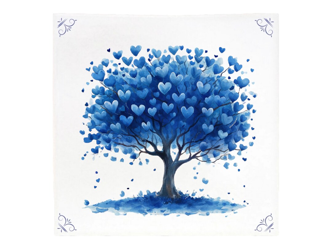 Love Tree, Heart, Tree, Delft Blue, Valentine, Valentines Day ...