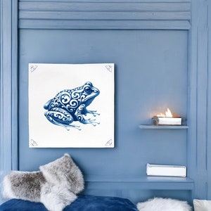 Frog, Tile, Delft Blue, Kitchen Tile, Bathroom Tile, Wall Art, Kitchen ...