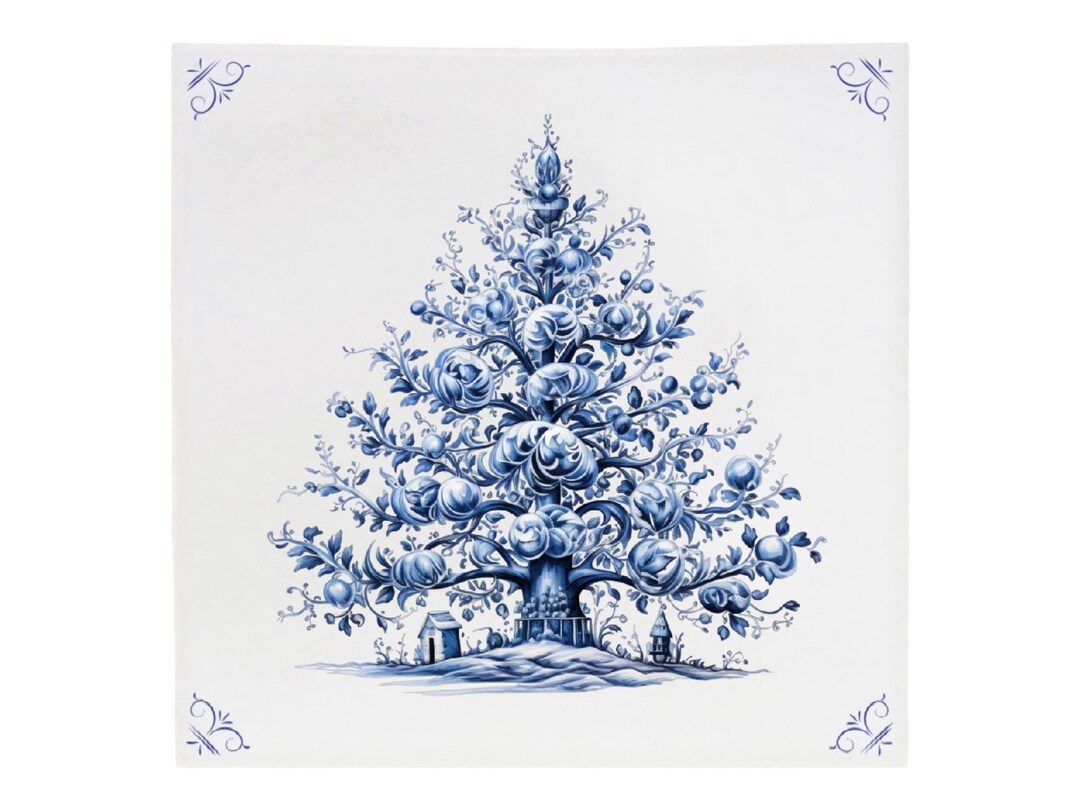 Delft Blue, Delft Blue Tile Ceramics, Delft Blue Christmas Tree ...