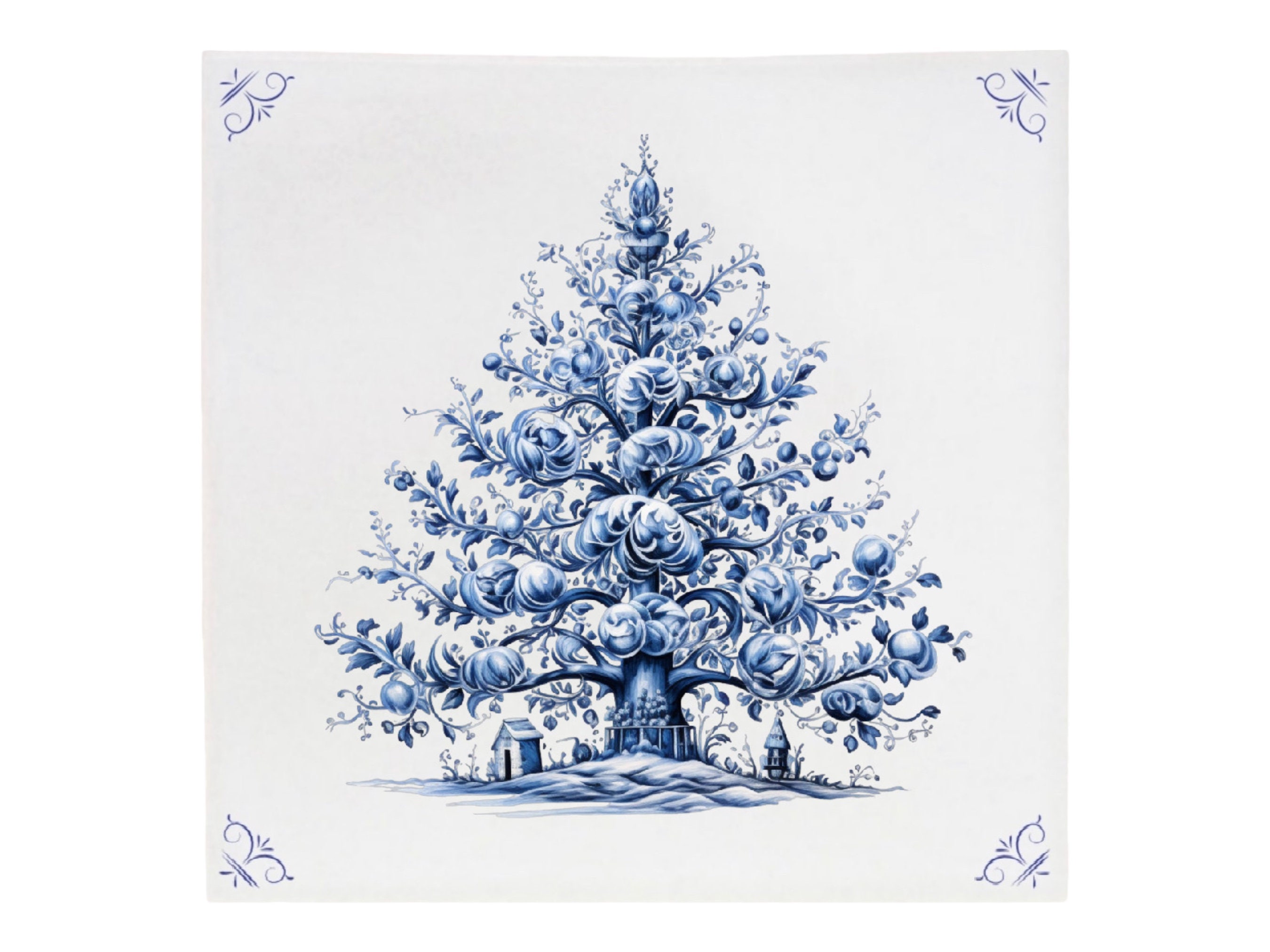 Delft Blue, Delft Blue Ceramic Tile, Delft Blue Christmas Tree ...