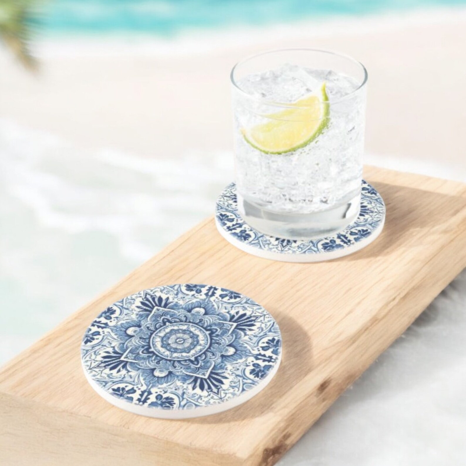 Ceramic Coaster Delft Blue, Coaster, Ceramic, Delft Blue, Vintage ...