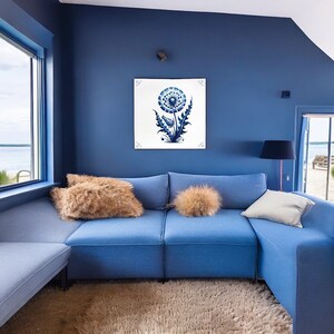 Dandelion, Tile, Delft Blue, Flower, Kitchen Tile, Bathroom Tile, Wall ...