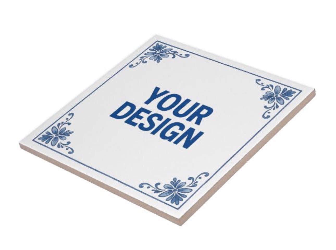 Pet Tile, Personalized Pet Tile, Delft Blue Tile, Furry Friend Gift ...