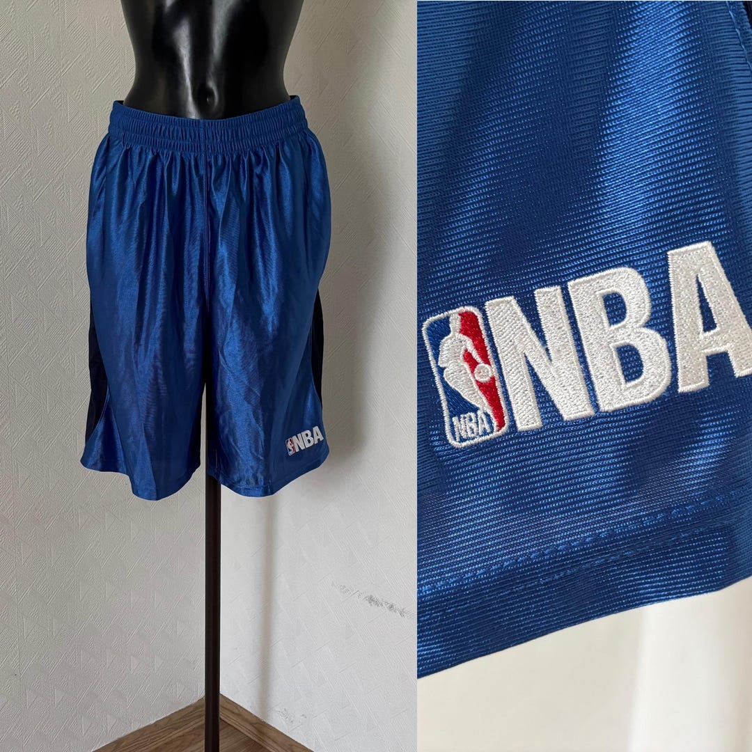 Vintage NBA Basketball Shorts Dazzle Rare Champion Shorts Relaxed Blue ...