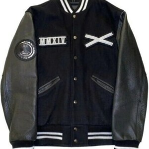 Handmade Weeknd XO Varsity Jacket Black Handmade Cosplay - Etsy