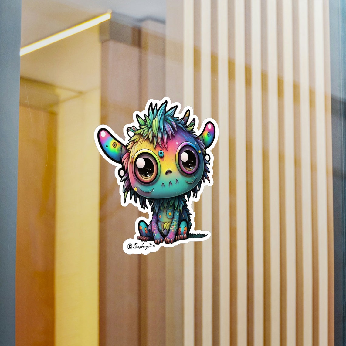 Chromatic Crew | Rainbow Creature Sticker | Cute & Colorful | Rainbow ...
