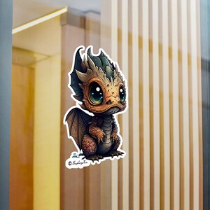 Cute Dragon Sticker | Mythical Creature | Fantasy Art | Dragon Sticker ...