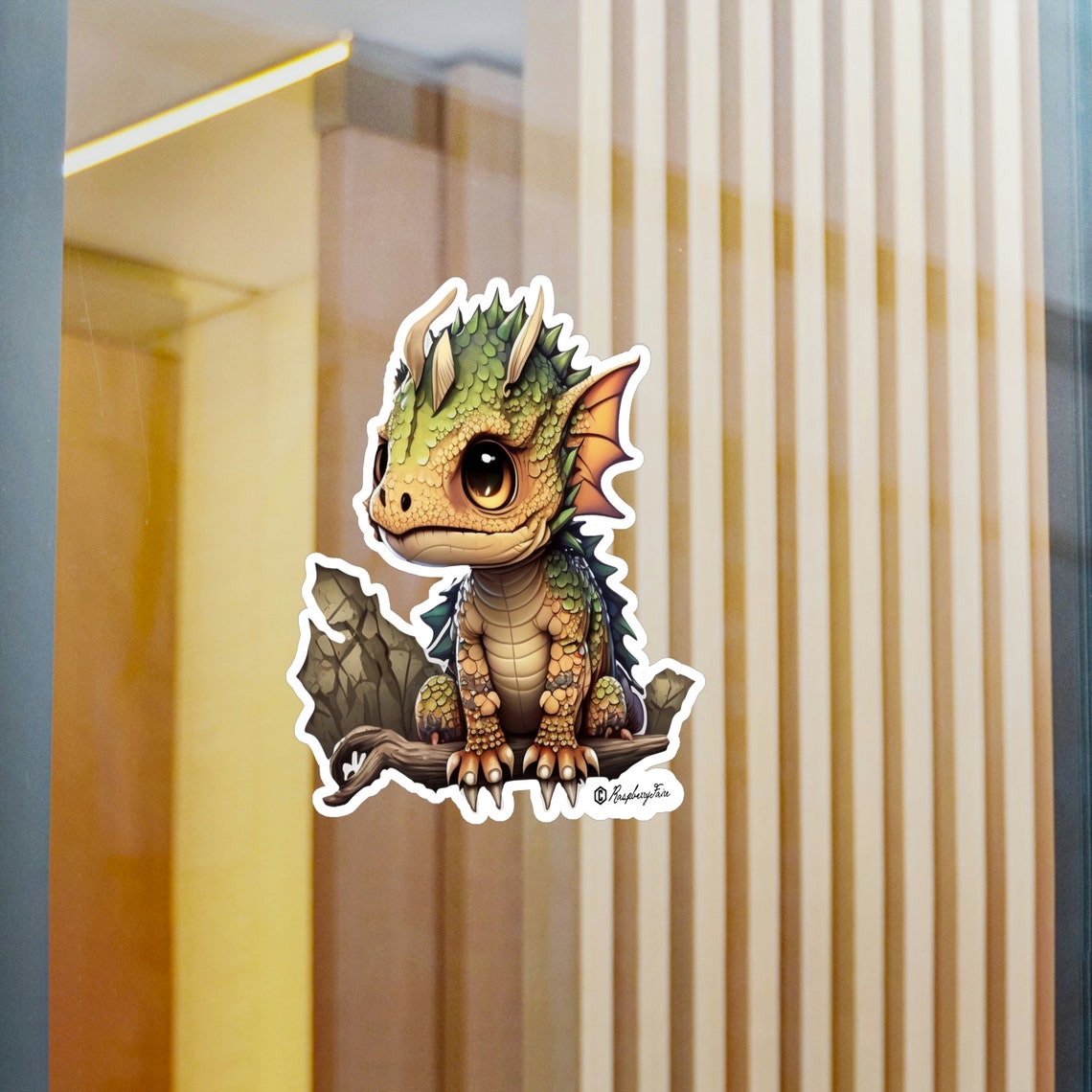 Cute Dragon Sticker Mythical Creature Fantasy Art Dragon - Etsy