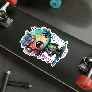 Chromatic Crew | Rainbow Creature Sticker | Cute & Colorful | Rainbow ...